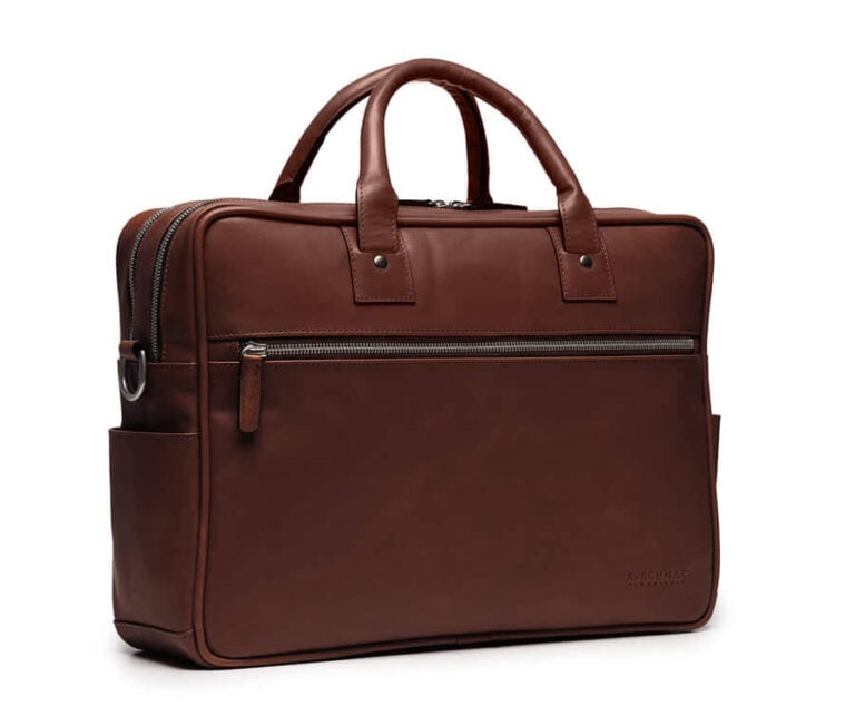Korchmar 15" Redford Leather Laptop Briefcase - Bradshaw Forbes Luxury ...